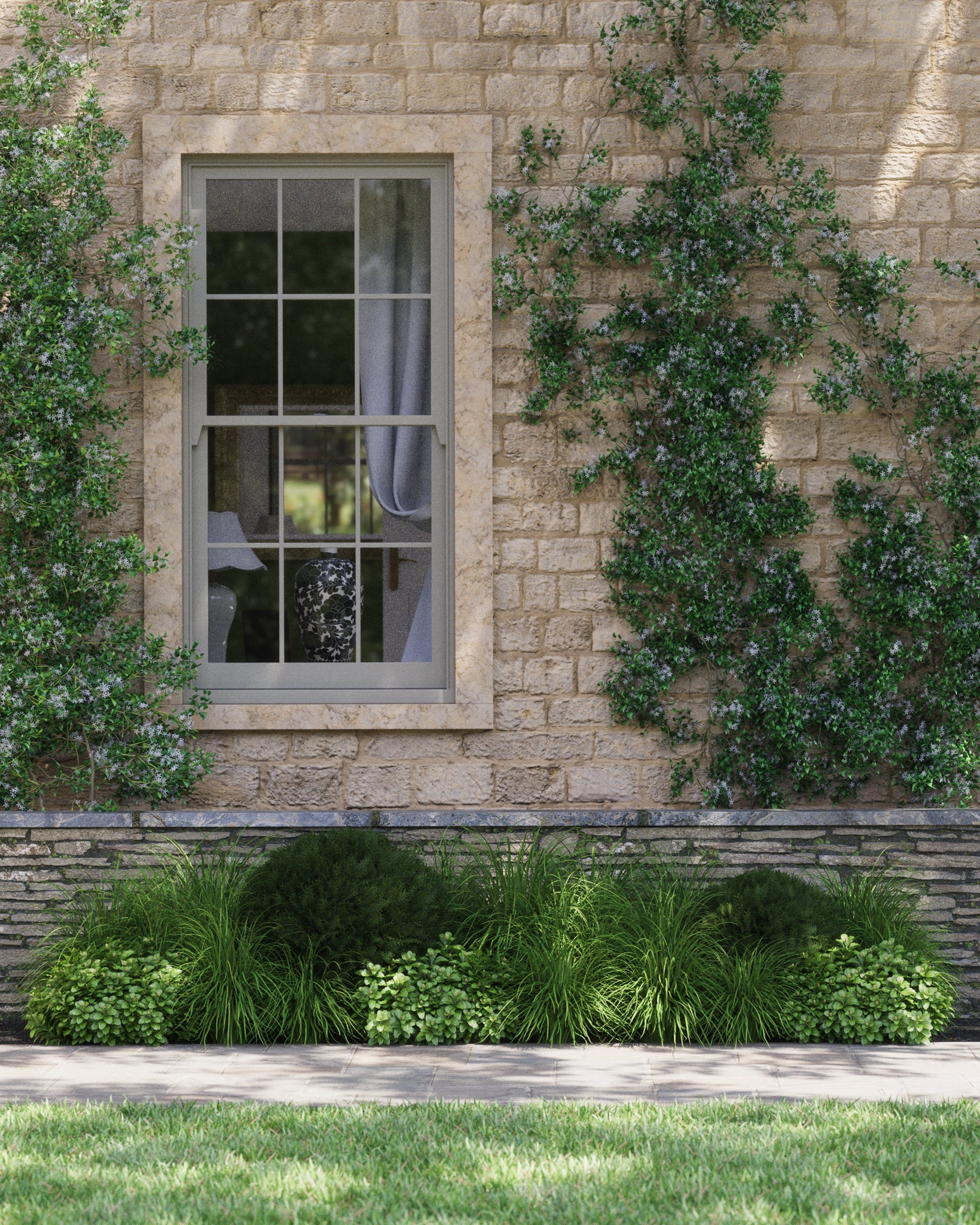 Soto Evergreen Border - Shade - Narrow - Soto Gardens